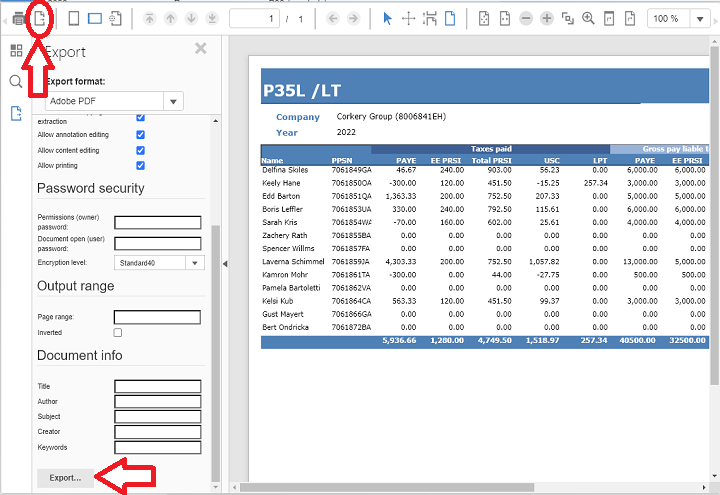 Reports - Payback Payroll Software