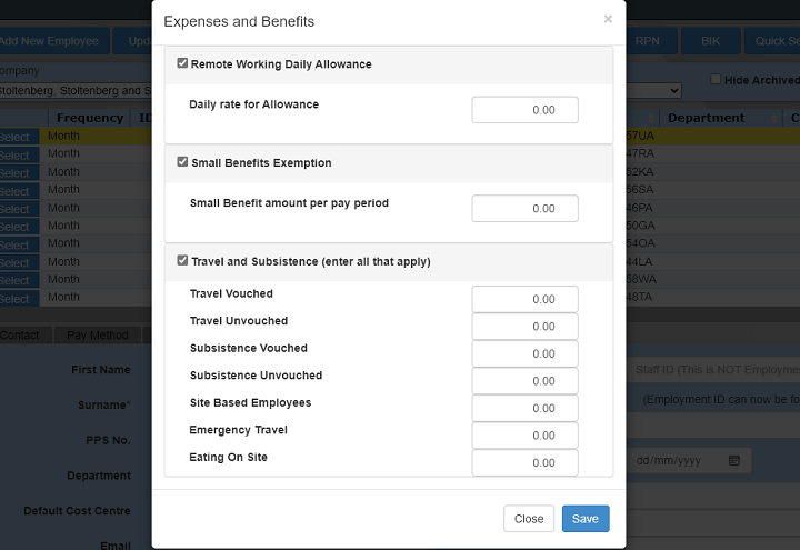 Benefits and Expenses - Enhanced Revenue Reporting - Payback Payroll Software