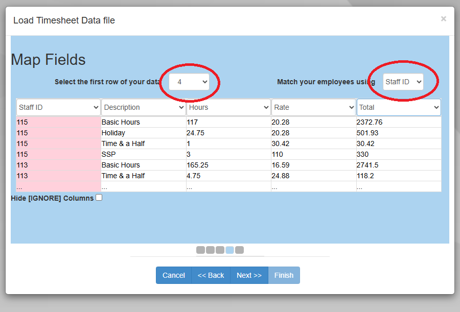 Import Timesheet Files - Payback Payroll Software
