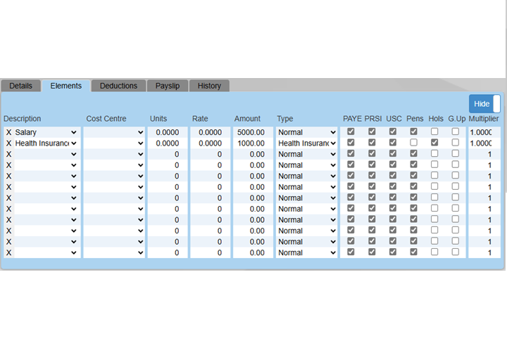 Making corrections - Payback Payroll Software